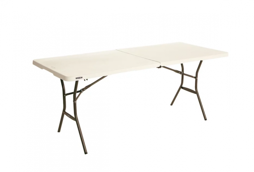 Trestle Table (Folding Plastic-White) - Space 338